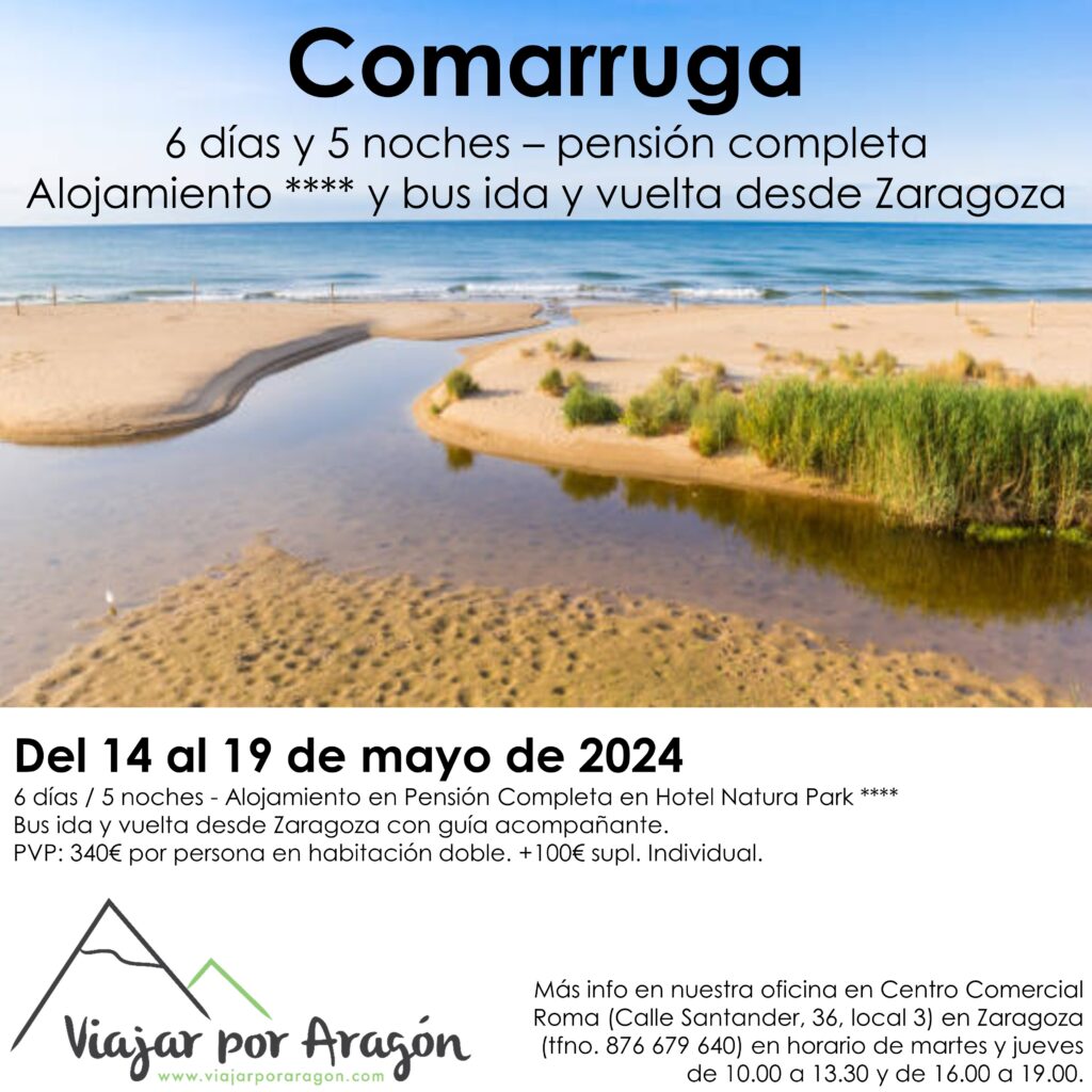 Comarruga – 6 días / 5 noches – Viajar por Aragón – Excursiones, tours ...