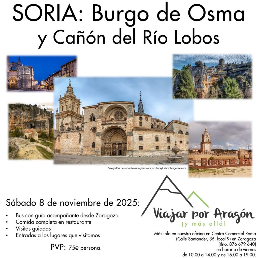 SORIA: Burgo de Osma y Cañón del Río Lobos – Viajar por Aragón ...